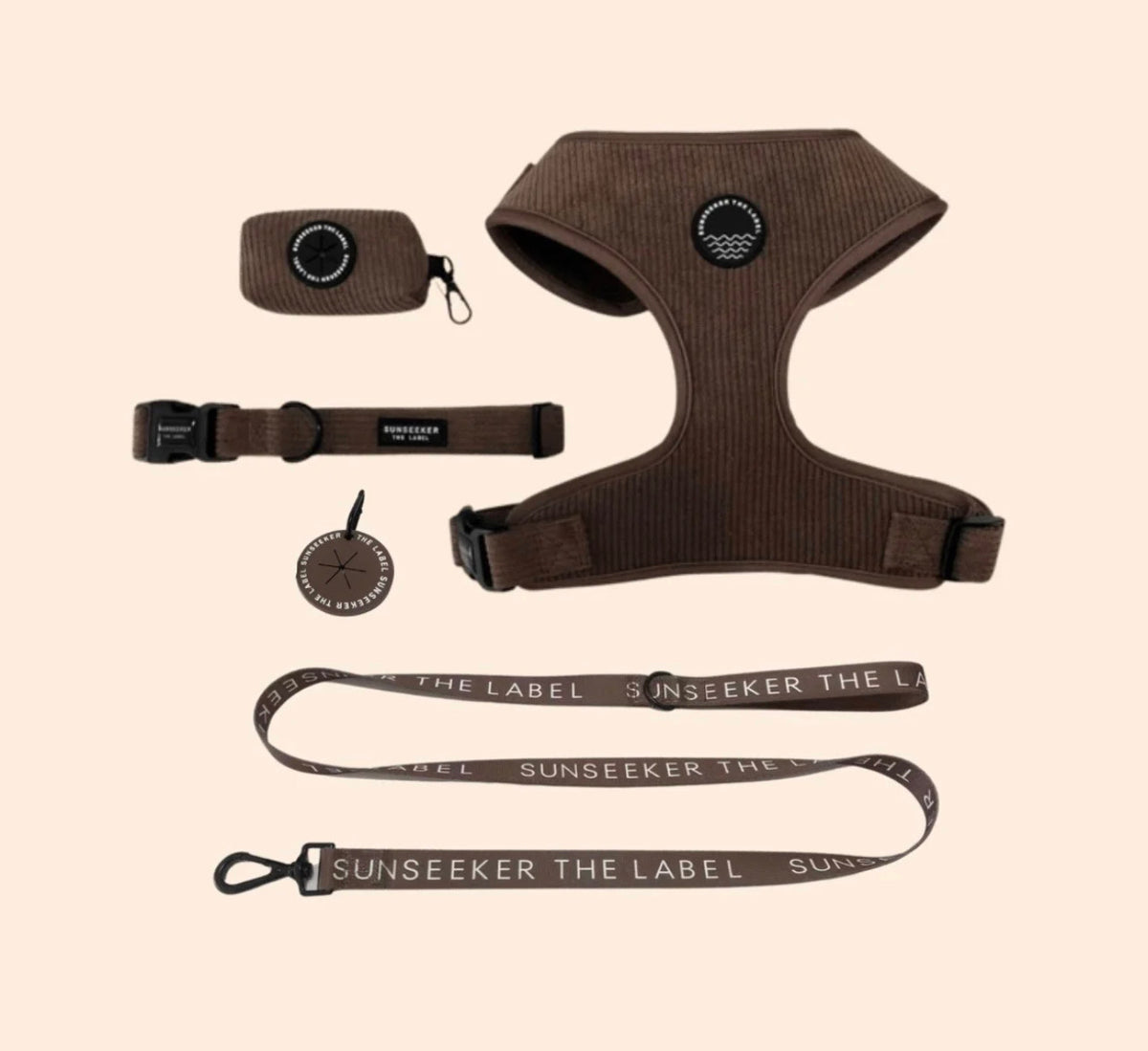 Harness Bundle - Chocolate | Dog Luxury Care
